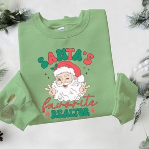 Santa's Favorite Realtor SVG, Funny Realtor Christmas Shirt SVG ...
