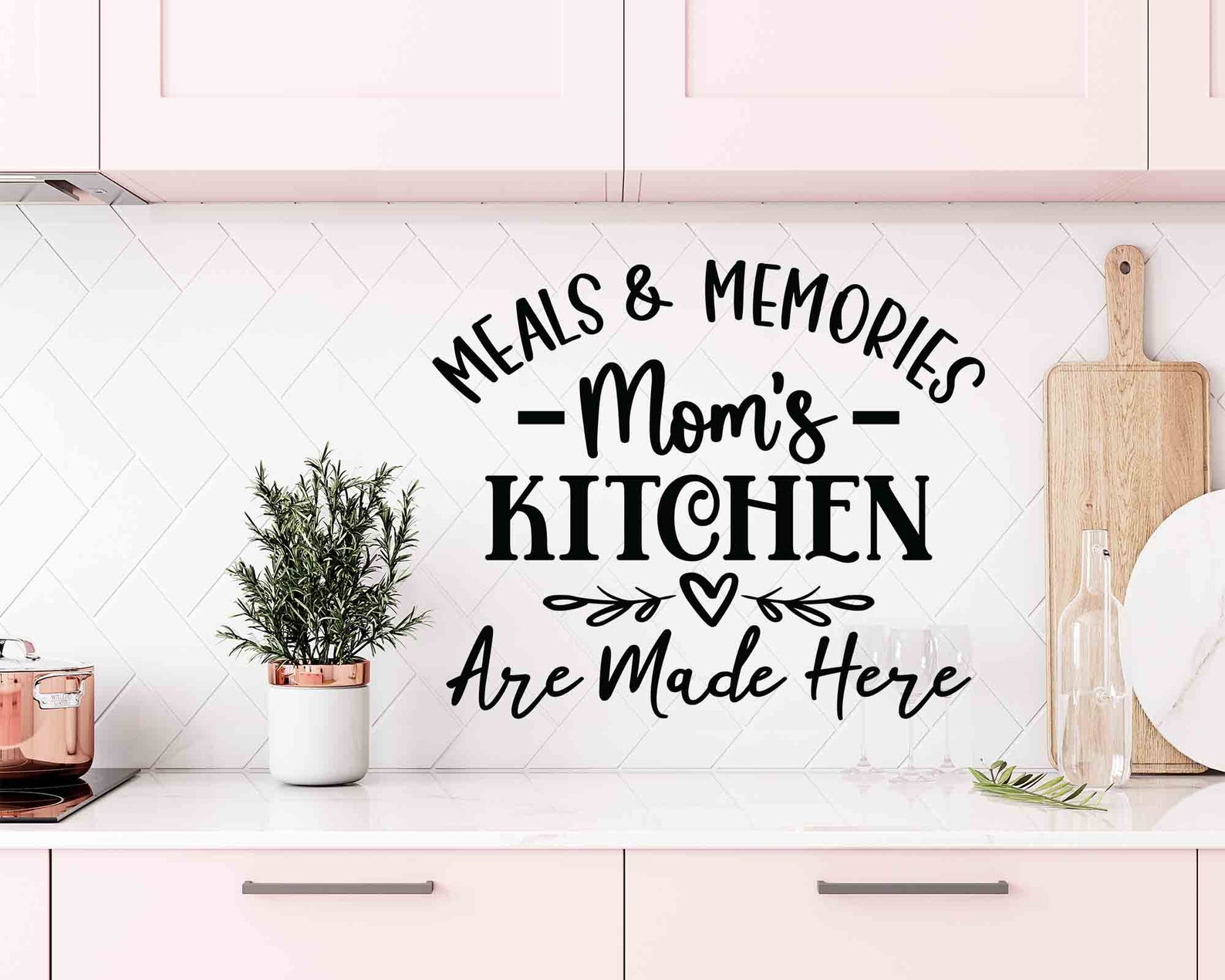 Meals and Memories Moms Kitchen SVG Kitchen Sayings SVG - Etsy
