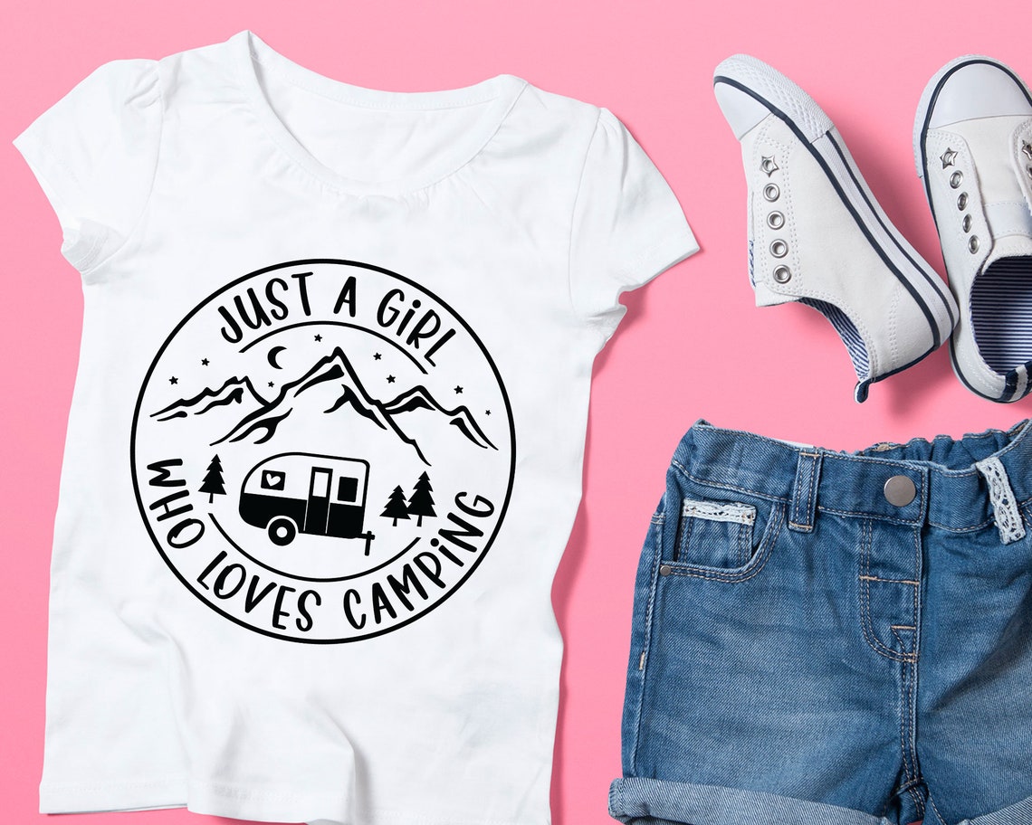 Just A Girl Who Loves Camping Svg Camping SVG Camping Life - Etsy