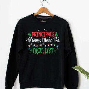 Principal Christmas SVG, Principals Always Make the Nice List, Funny ...