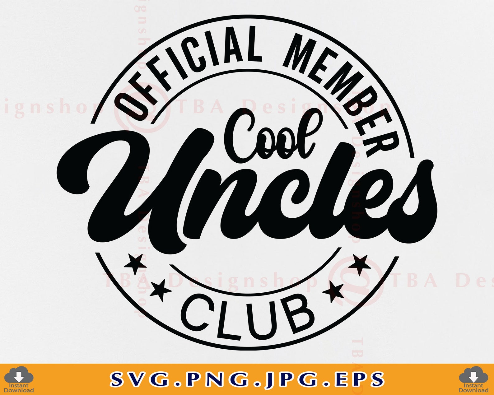 Uncle SVG Official Member Cool Uncle Club Svg Cool Uncle - Etsy