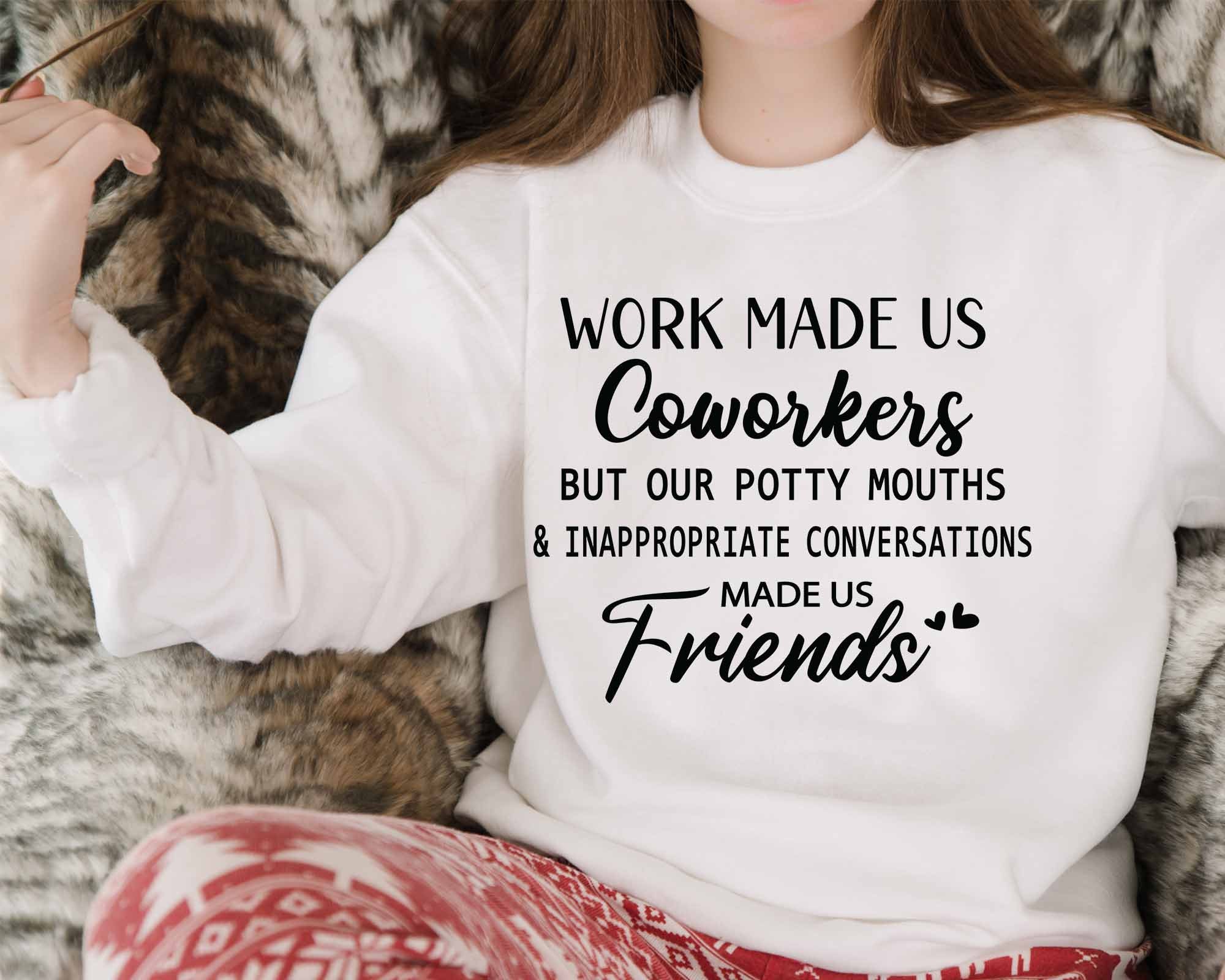 Work Friends SVG, Funny Coworker Gift, Friendship Quote (digital Files ...