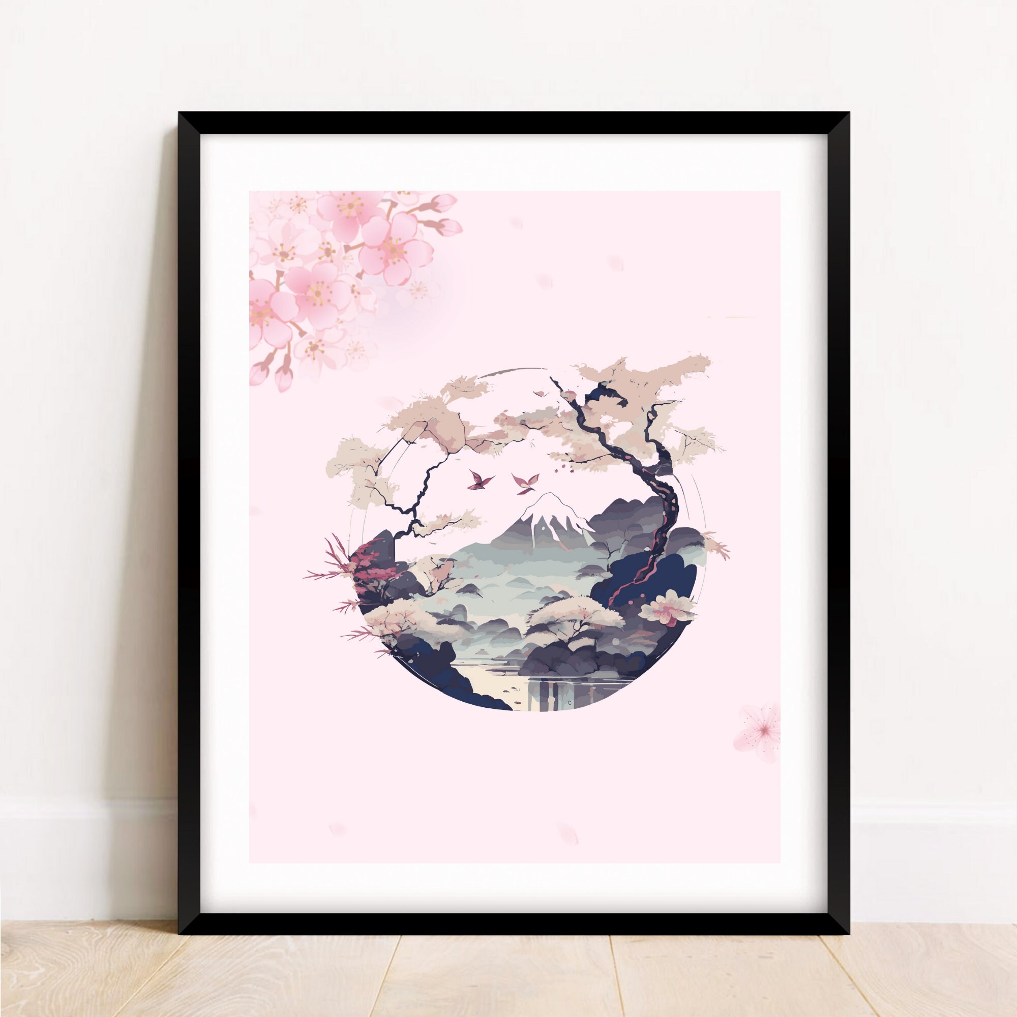 Japanese Landscape Wall Art Printable Japanese Landscape Wall Decor ...
