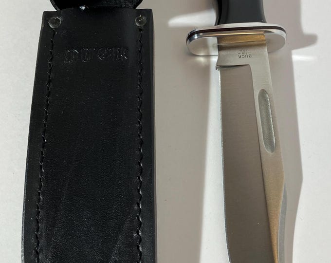 Vintage Collectible 1990 Buck 119 Fixed Blade Knife With Original Black ...
