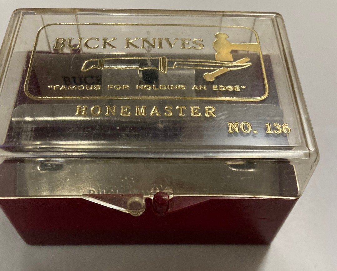 Vintage New Old Stock Buck Honemaster No. 136 Knife Sharpening Guide ...