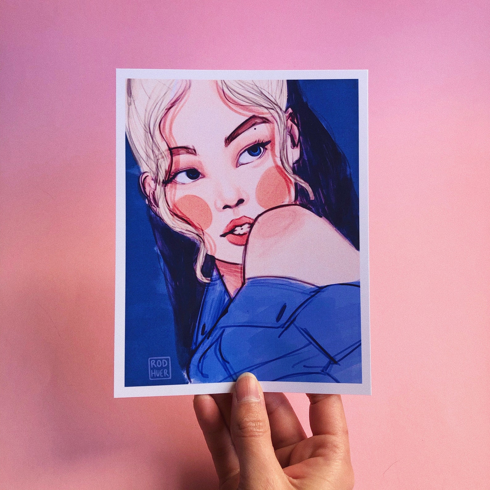 Jennie Art Print Jennie Portrait BLACKPINK Kpop | Etsy