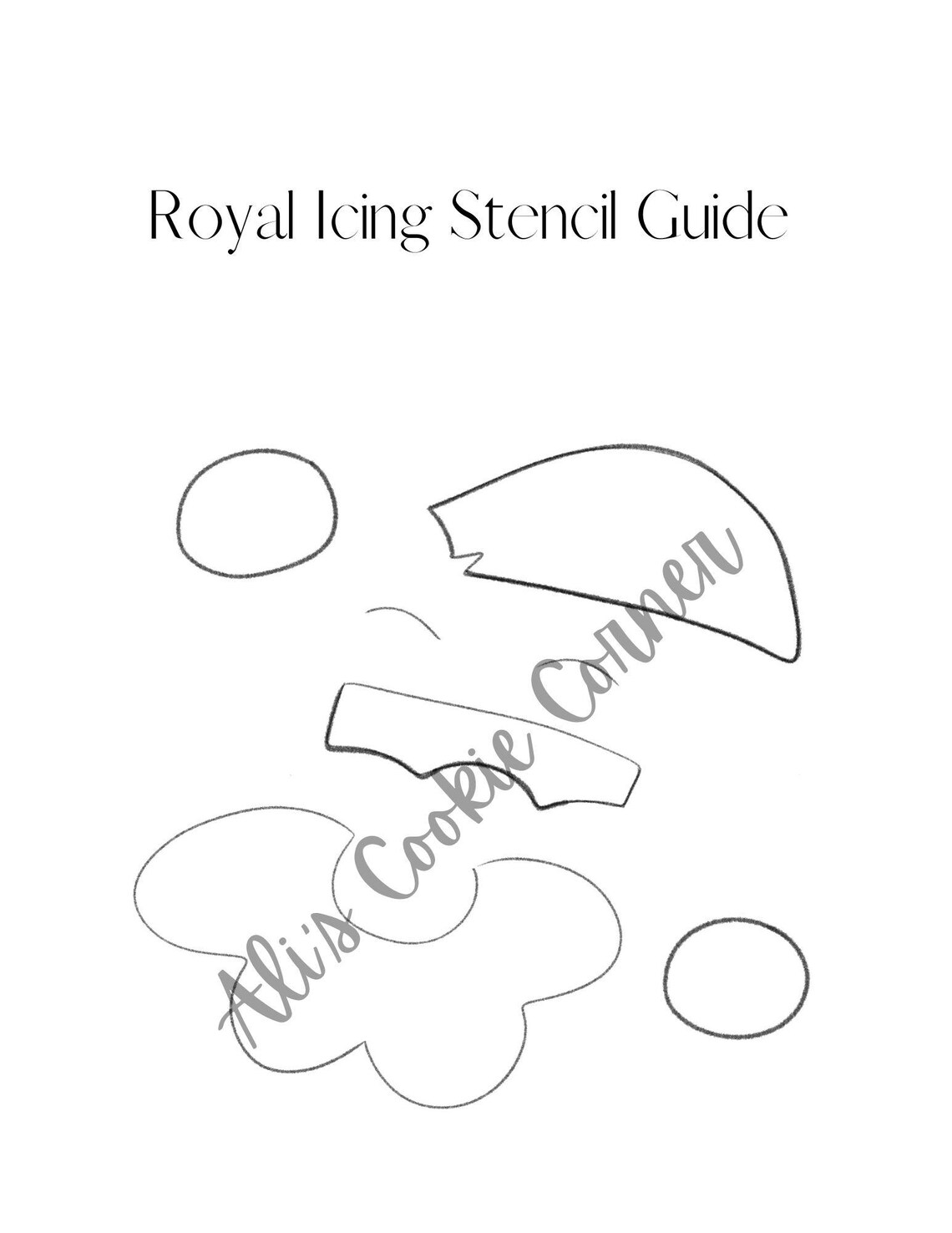 Bundle Santa Royal Icing Transfers Cookie Stencil & Outline - Etsy