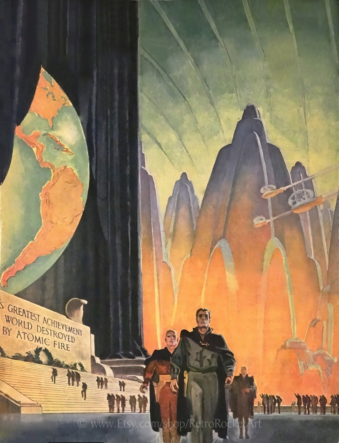 Fury – Vintage Science Fiction Art - Etsy