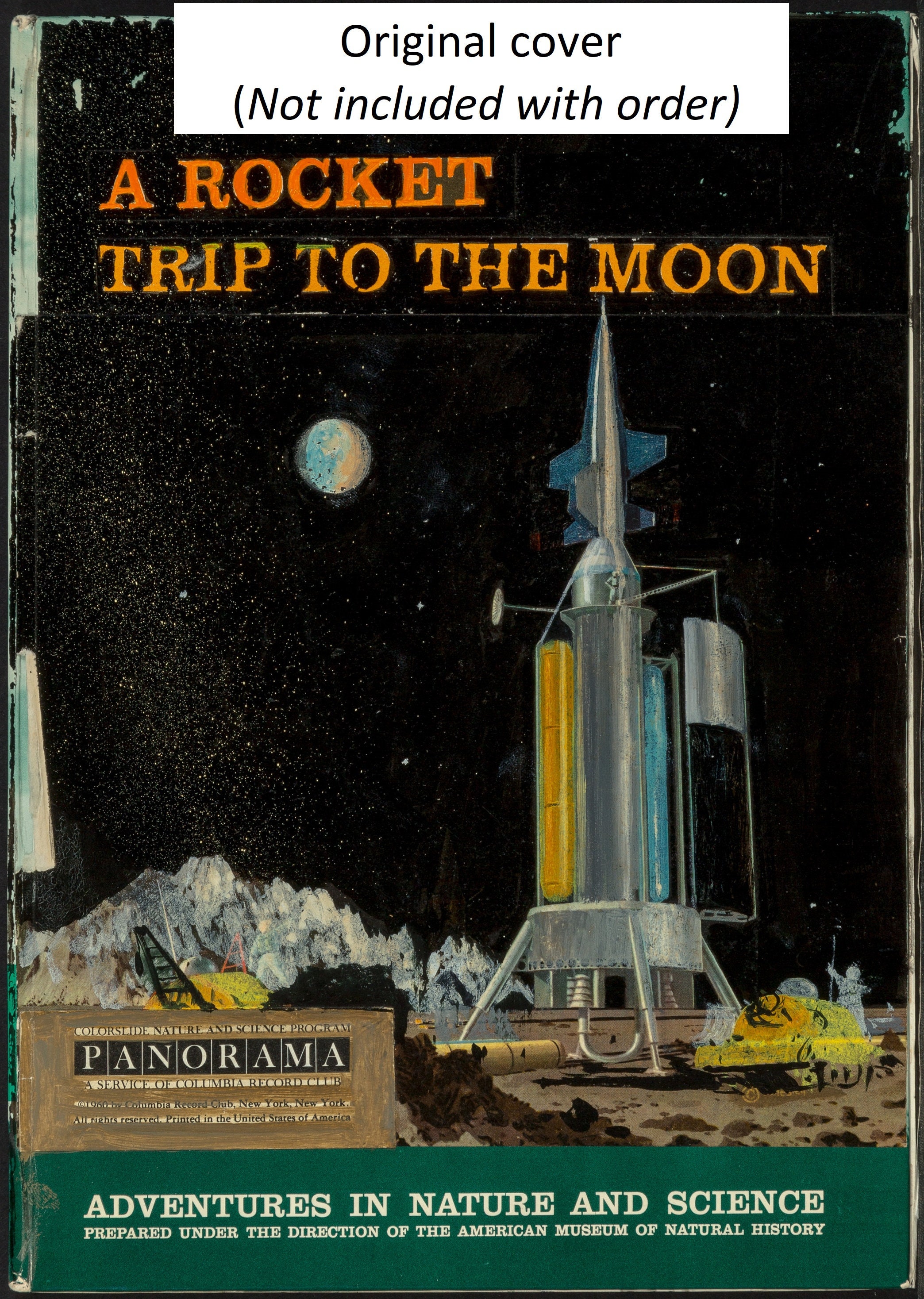 A Rocket Trip to the Moon – Chesley Bonestell – School Curriculum Cover ...