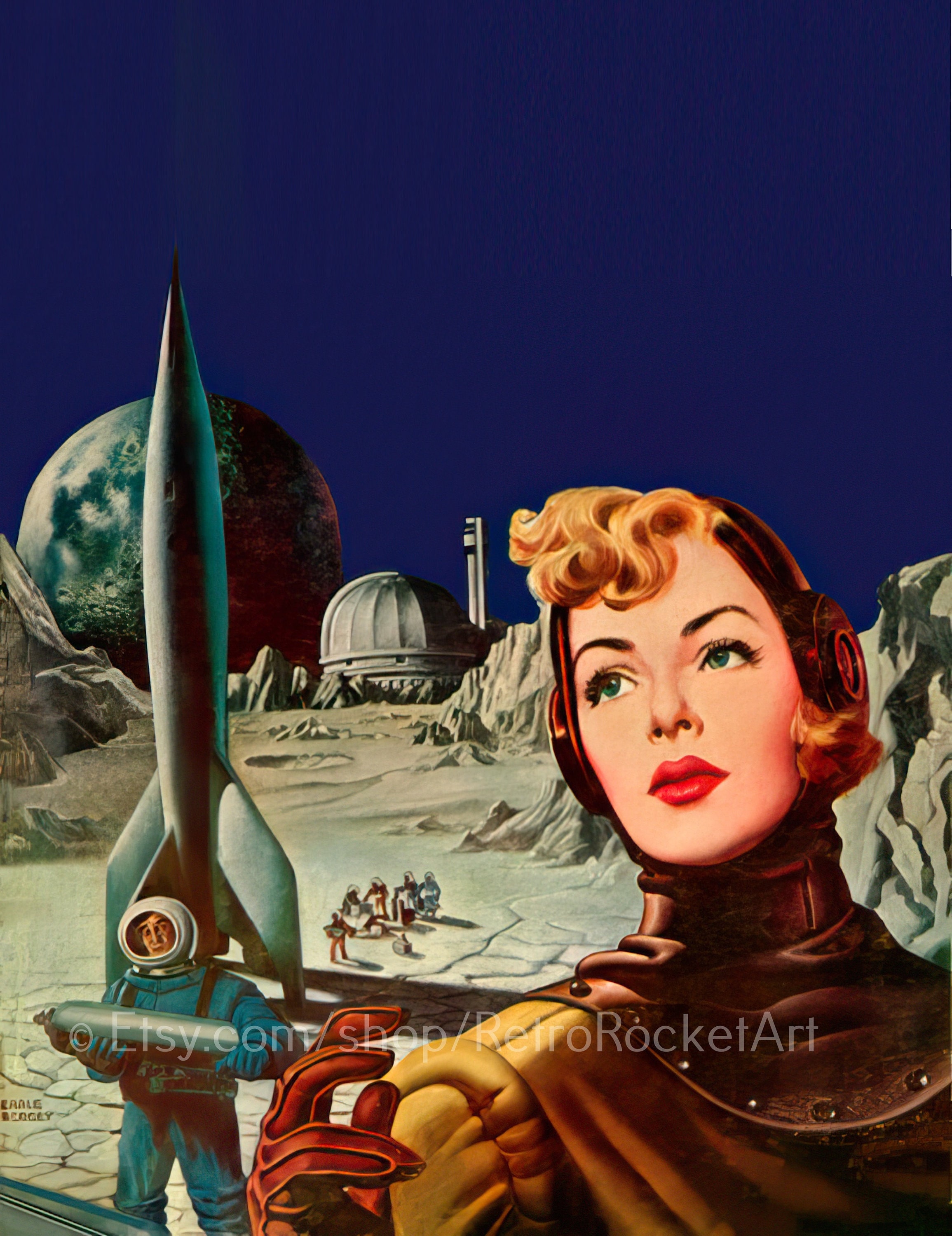 Vintage Space Illustration