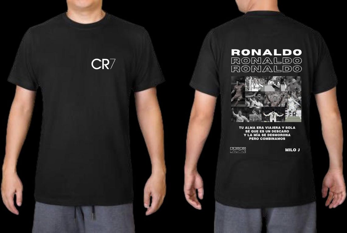 Cristiano Ronaldo Hoodie CR7 – Youth Soccer Gift – Unisex T-shirt ...