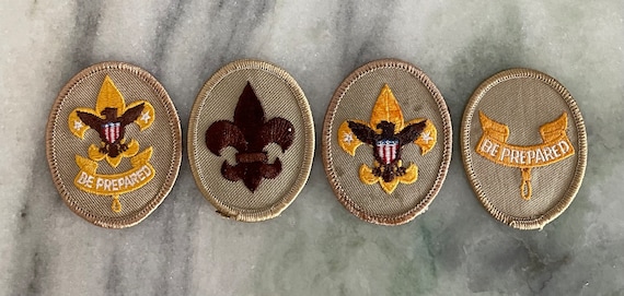 Vintage Boy Scout Badges / Emblems / Set of 4 Be Pr… - Gem