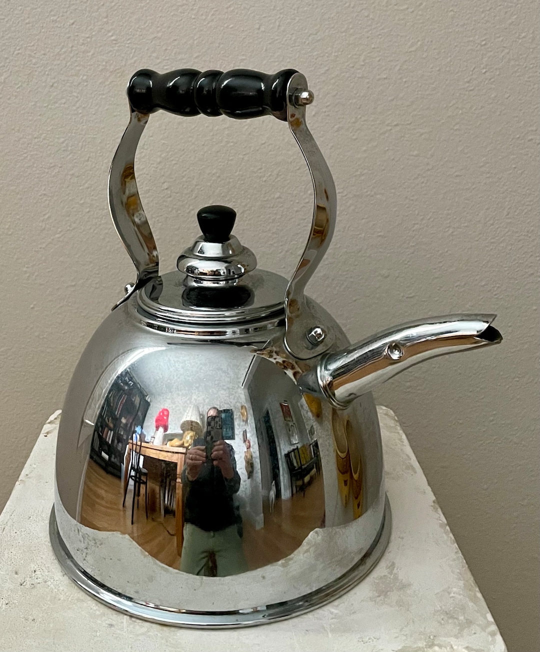 Vintage Simplex Copper Tea Kettle: Chrome Finish, Made in England - Etsy