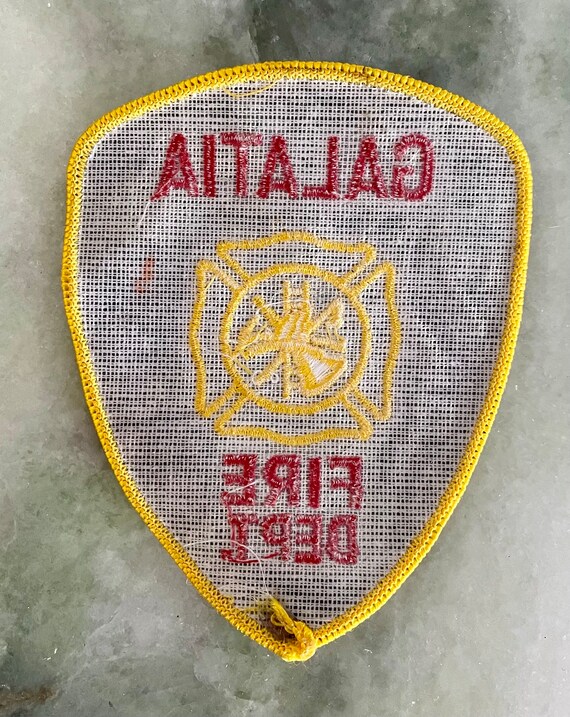 Vintage Galatia Fire Department Patch / Embroidered P… - Gem