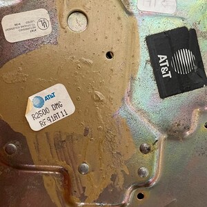 Vintage Corded Push Button Dial Telephone / Old Fashioned Landline ...