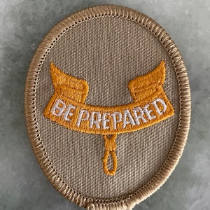 Vintage Boy Scout Badges / Emblems / Set of 4 Be Prepared Patches ...