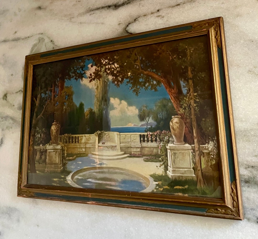 Antique 1920s Robert Atkinson Fox Framed Lithograph Print / the Magic ...