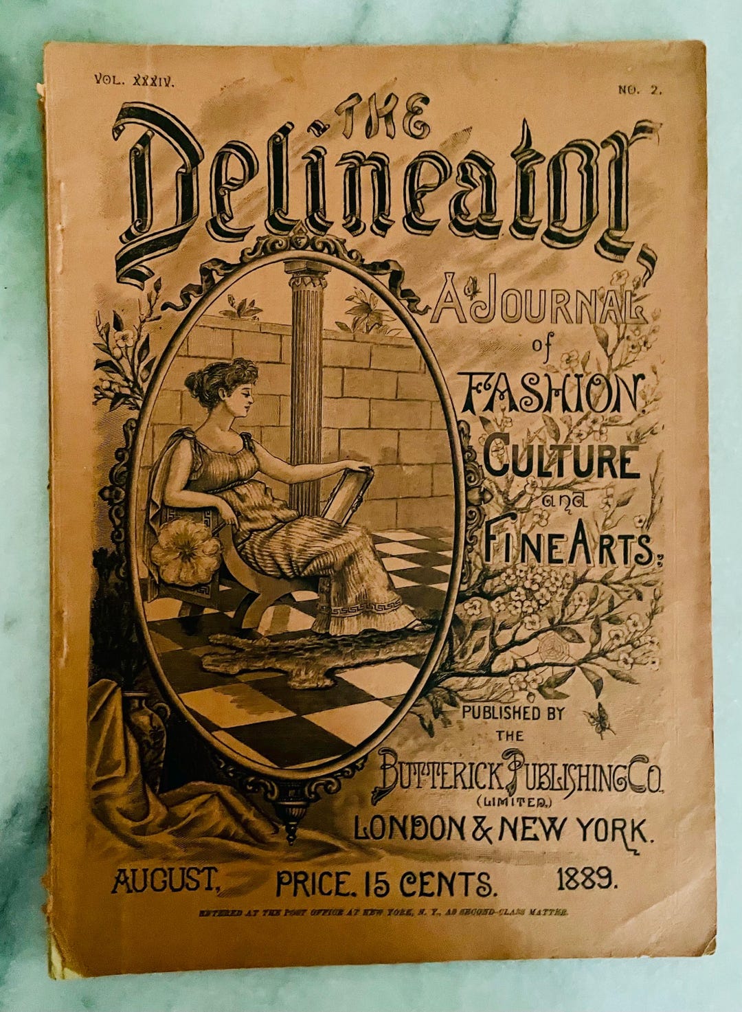 1889 Antique Fashion Magazine: the Delineator - Butterick Publication ...