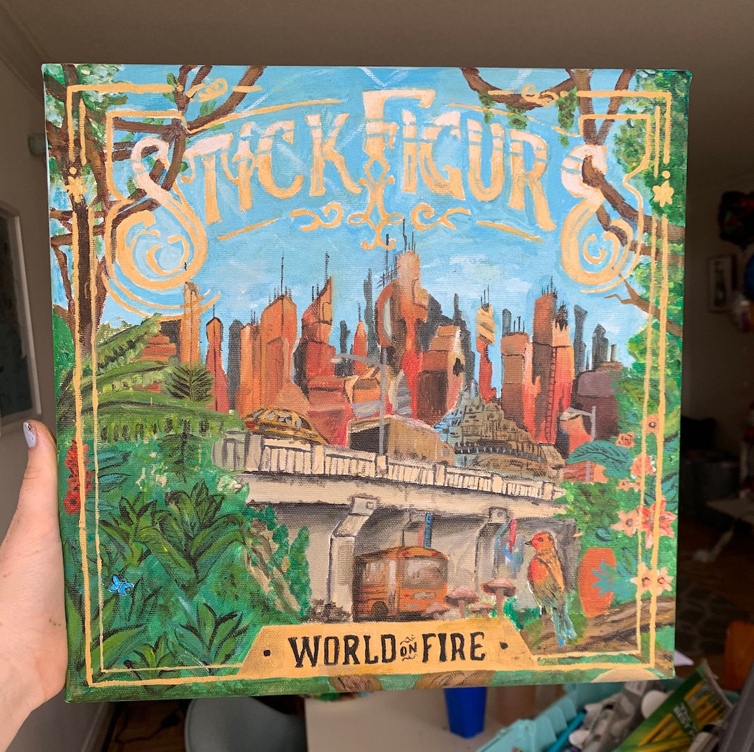 CUSTOM ALBUM COVER Painting- 6x6 - Etsy