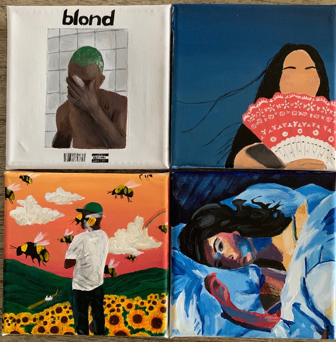 CUSTOM ALBUM COVER Painting- 6x6 - Etsy