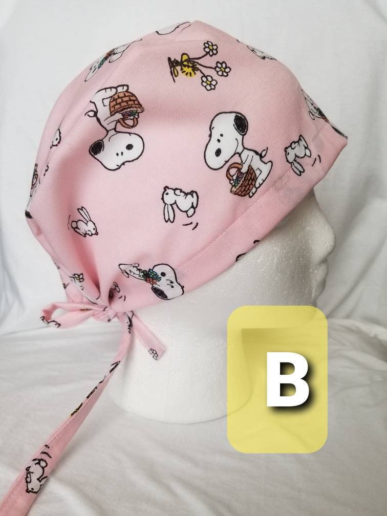 Snoopy Surgical Cap - Etsy