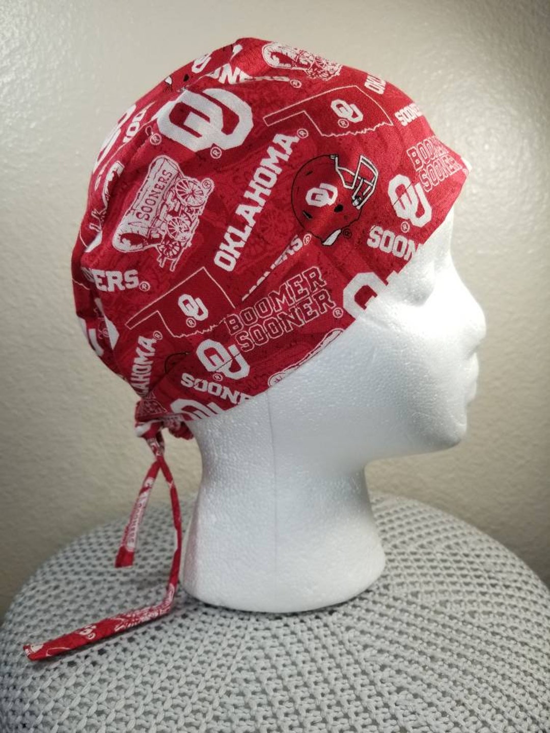Oklahoma University Surgical Cap - Etsy