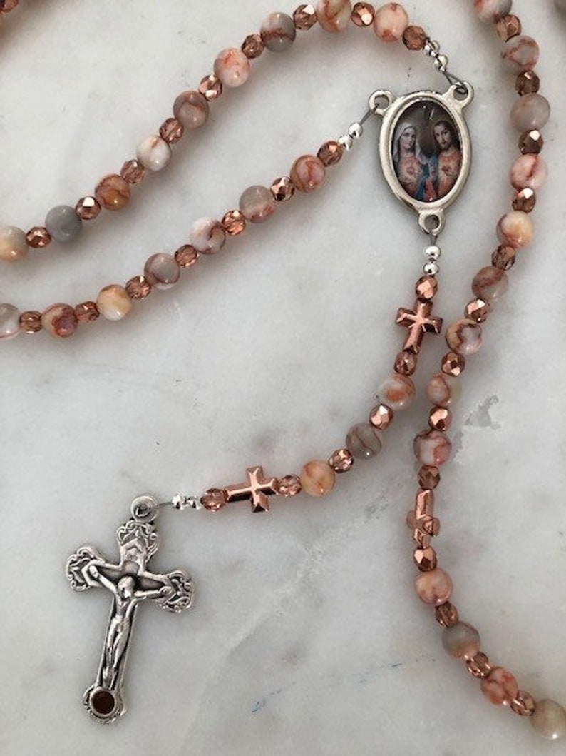 Seven Joys of Mary Franciscan Crown Rosary 4 Colors 6 Mm - Etsy