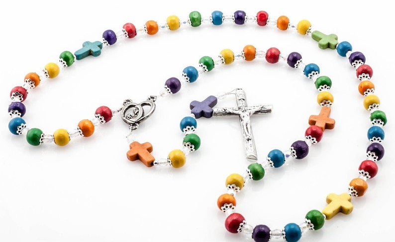 De Colores Wood Rosary custom - Etsy