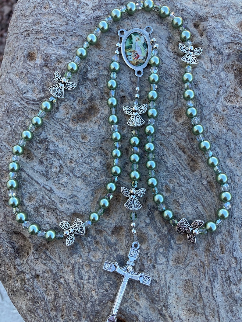 Add a Name Personalized Rosary (6 Color Choices, First Communion ...