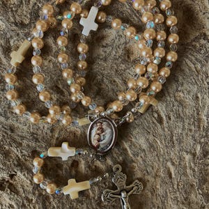 Seven Joys of Mary, Franciscan Crown Rosary 6 Mm Bead Choices, Prayers ...
