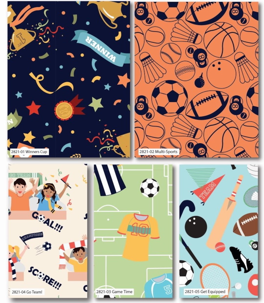 The Craft Cotton Co -team Player Sports Cotton Fabric by Metre/half ...