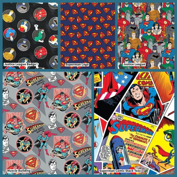 Dc Comics Flash Fabric - Etsy