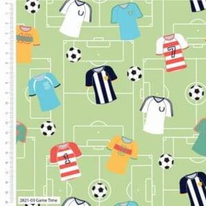 The Craft Cotton Co -team Player Sports Cotton Fabric by Metre/half ...