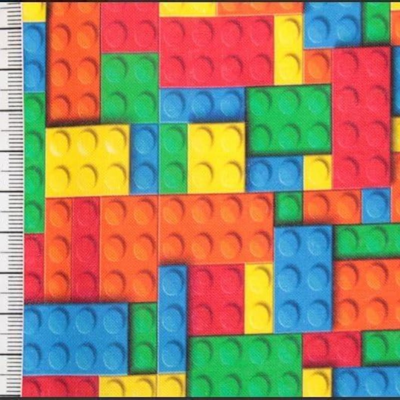 Legos Fabric - Etsy