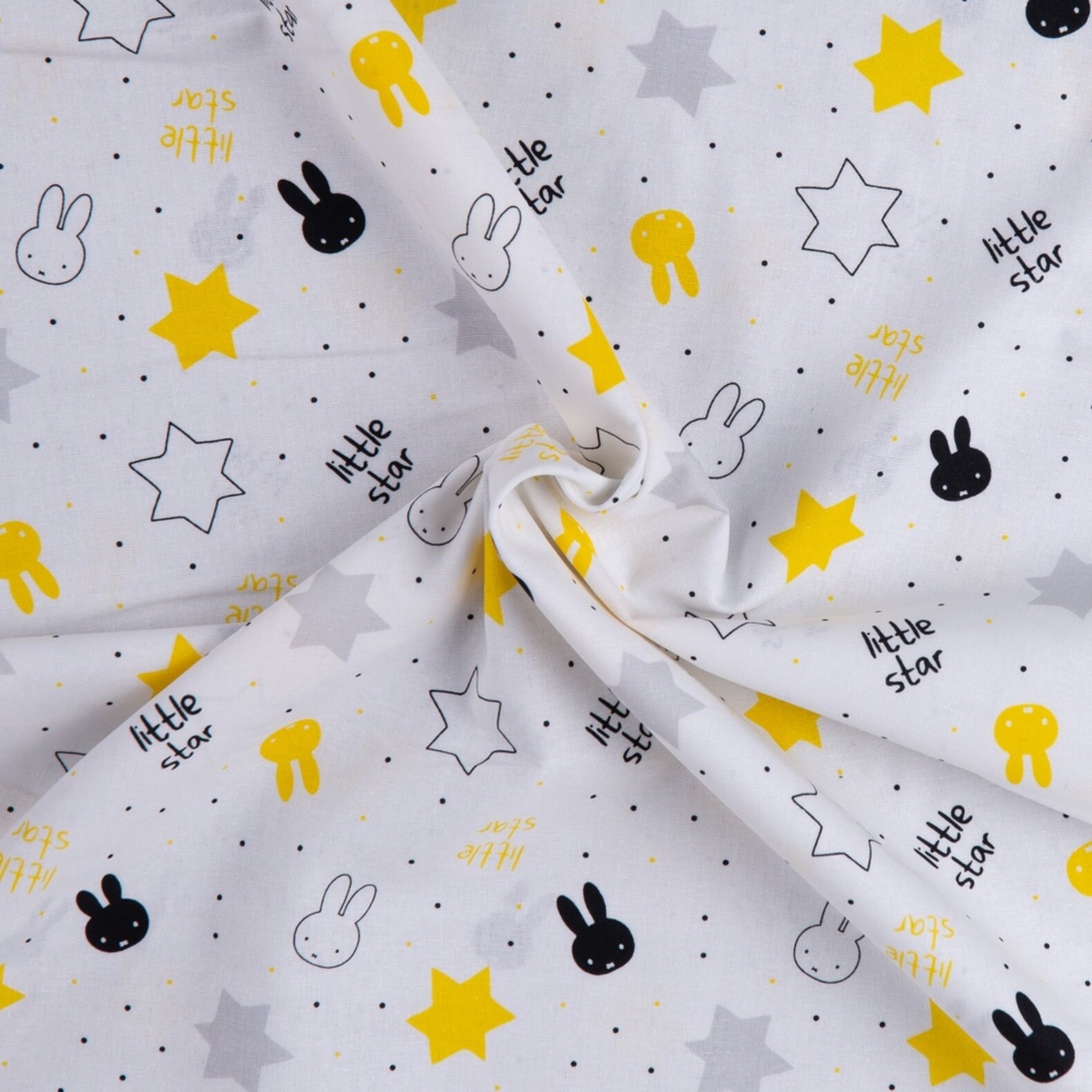 Miffy Fabric Collection Twinkle Miffy 100% Cotton Fabric | Etsy UK