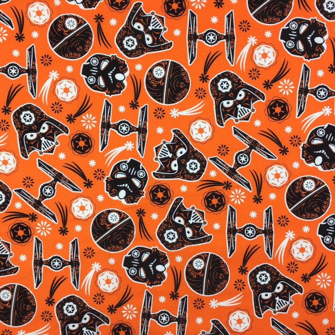 Star Wars Halloween Fabric Mini Bolt Fabric Darth Vader 100% Cotton ...