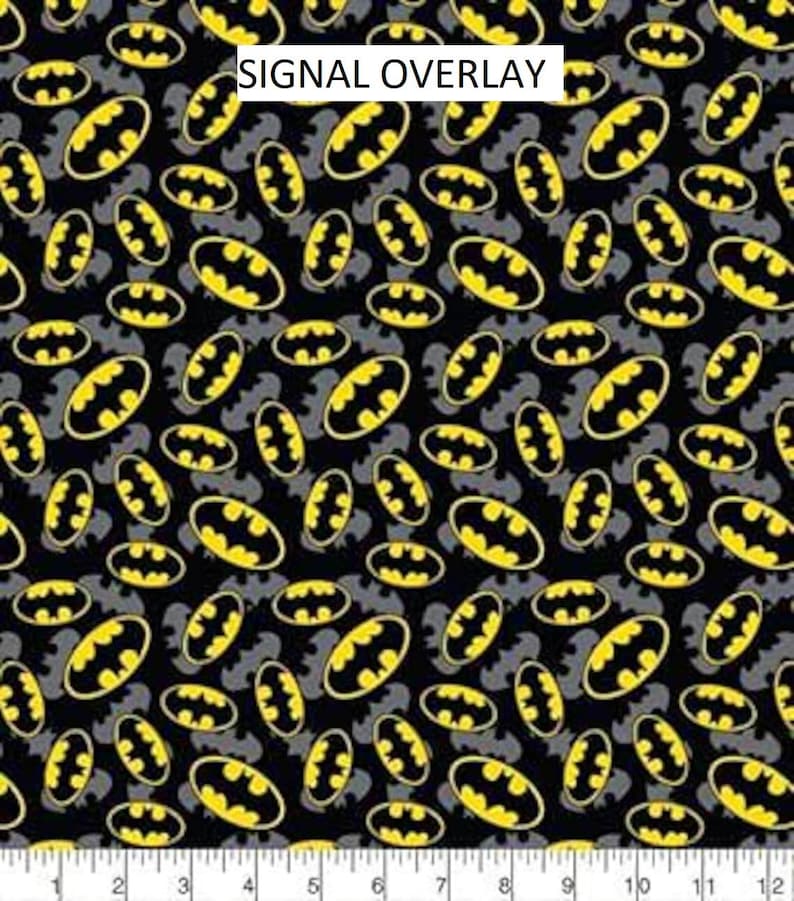 Batman Fabric - DC Comics Fabric 110cm Wide 100% Cotton Choice of 13 ...