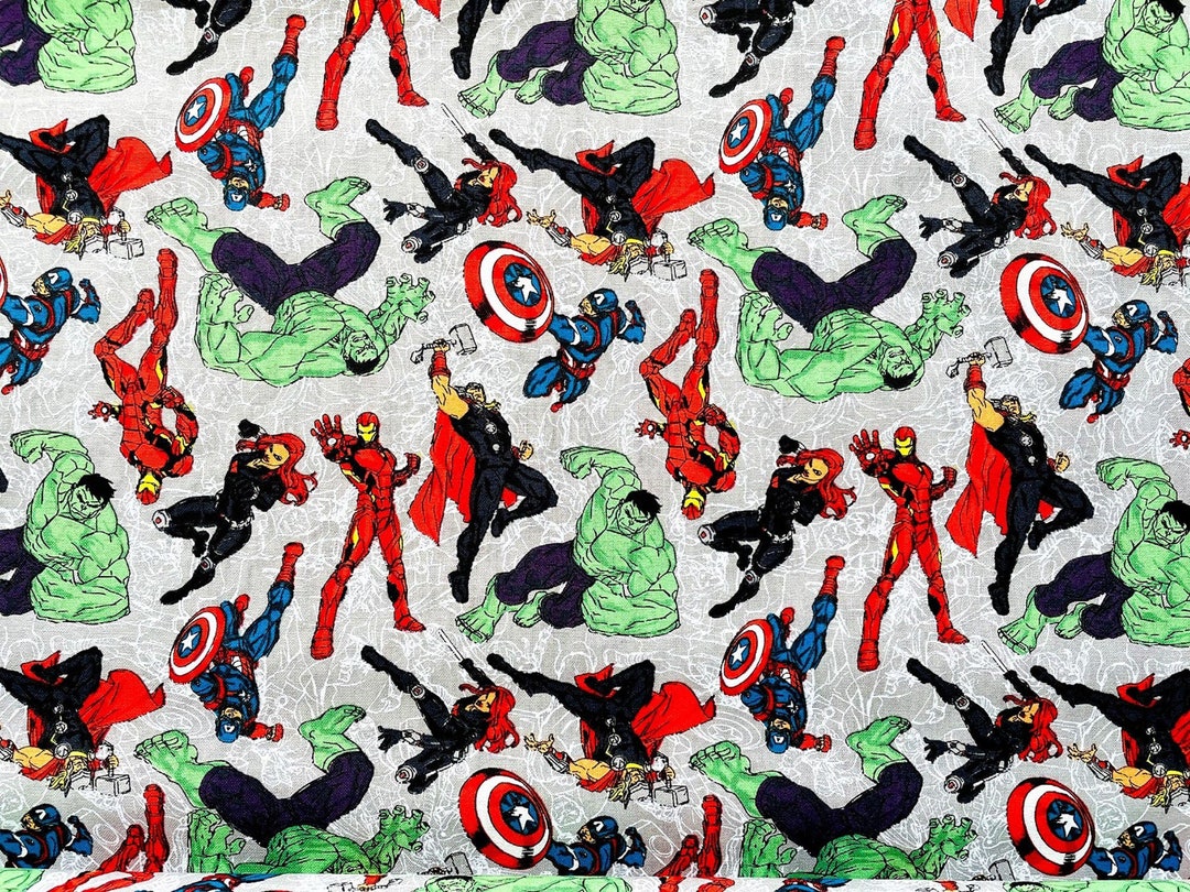 Marvel - Heroes Line Art Grey Iron Man, Hulk, Captain America, Black ...