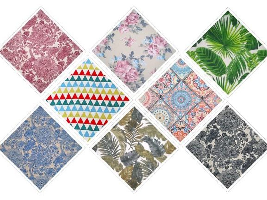 Printed Half-panama Cotton Rich Fabric 140cm Wide Printed Fabric for Crafting, Sewing, Quilting ...