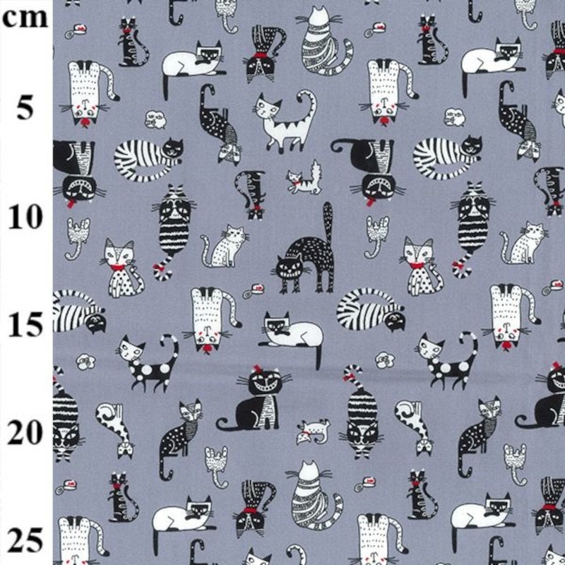 Cotton Cat Fabric - Etsy