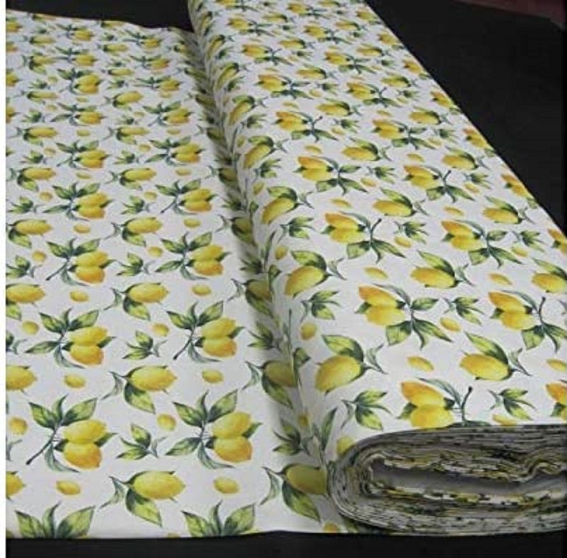 Little Johnny Lemon Cotton Fabric Craft Fabric Material - Etsy
