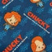 Chucky Fabric, Chucky Child’s Play Wanna Play Halloween Cotton Fabric ...