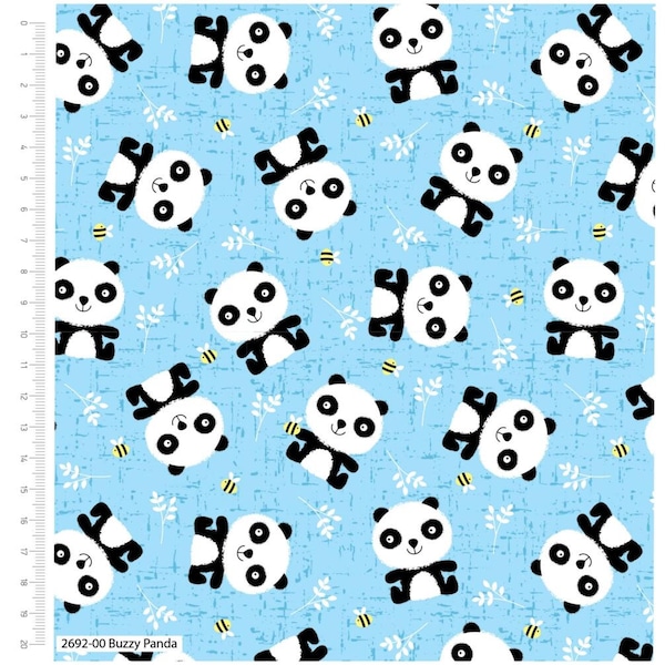 Panda Fabric - Etsy UK