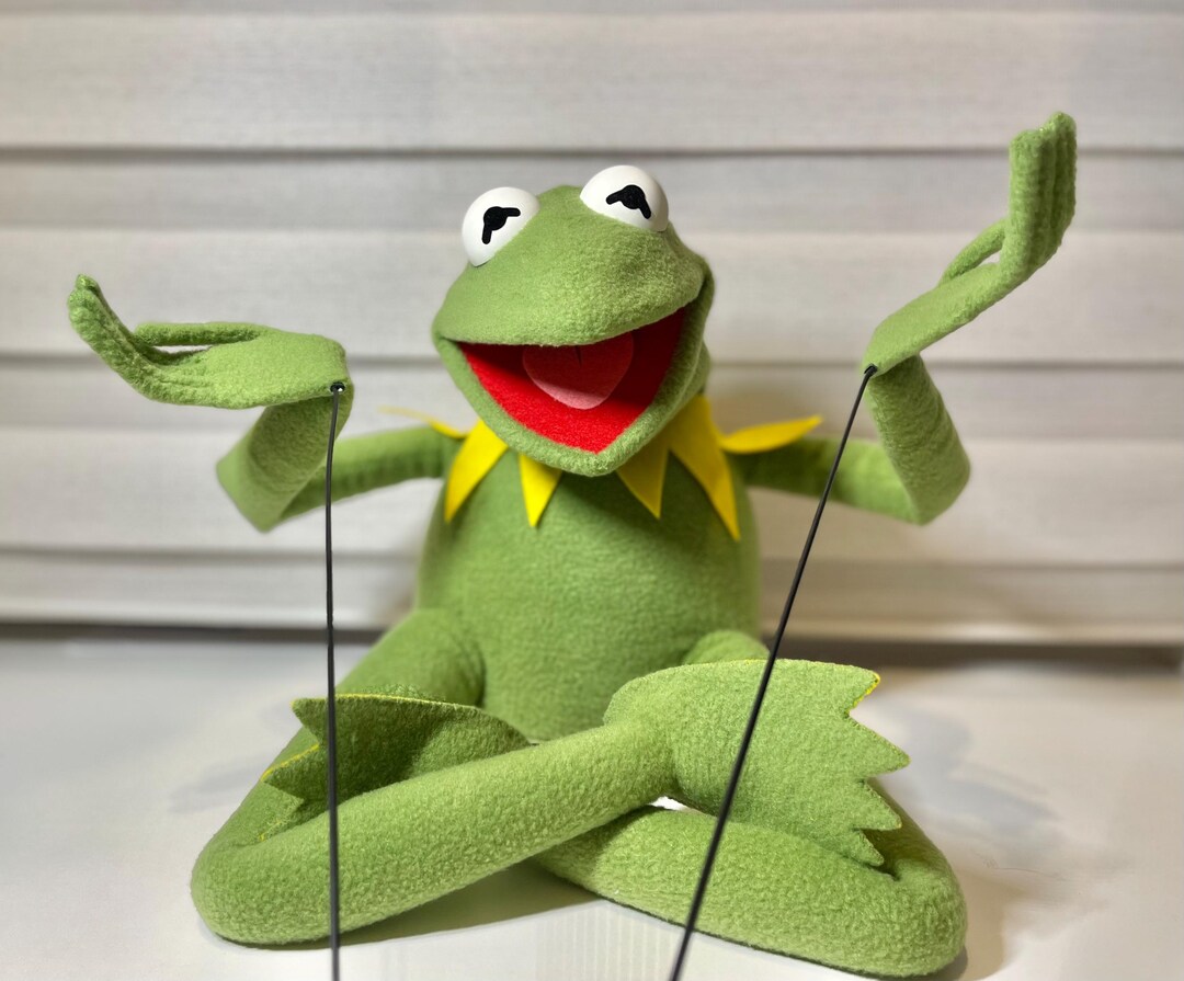 Kermit the Frog Brother Puppet, Muppet, Replica, 1:1 - Etsy