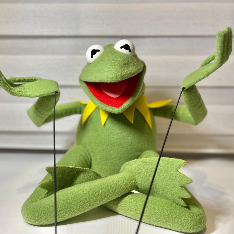 Kermit the Frog Puppet Replica - Etsy