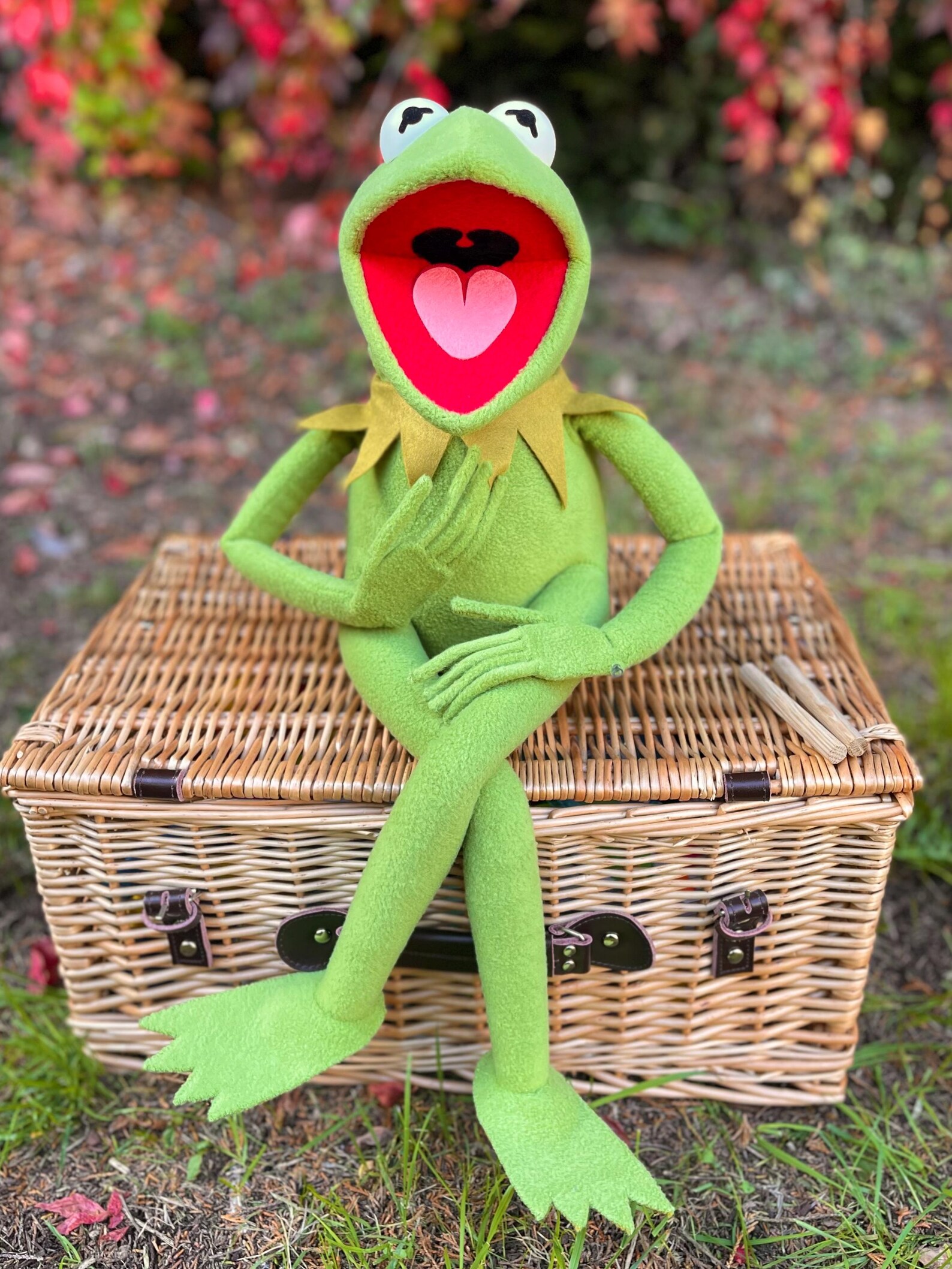 Kermit the Frog Brother Puppet, Muppet, Replica, 1:1 - Etsy