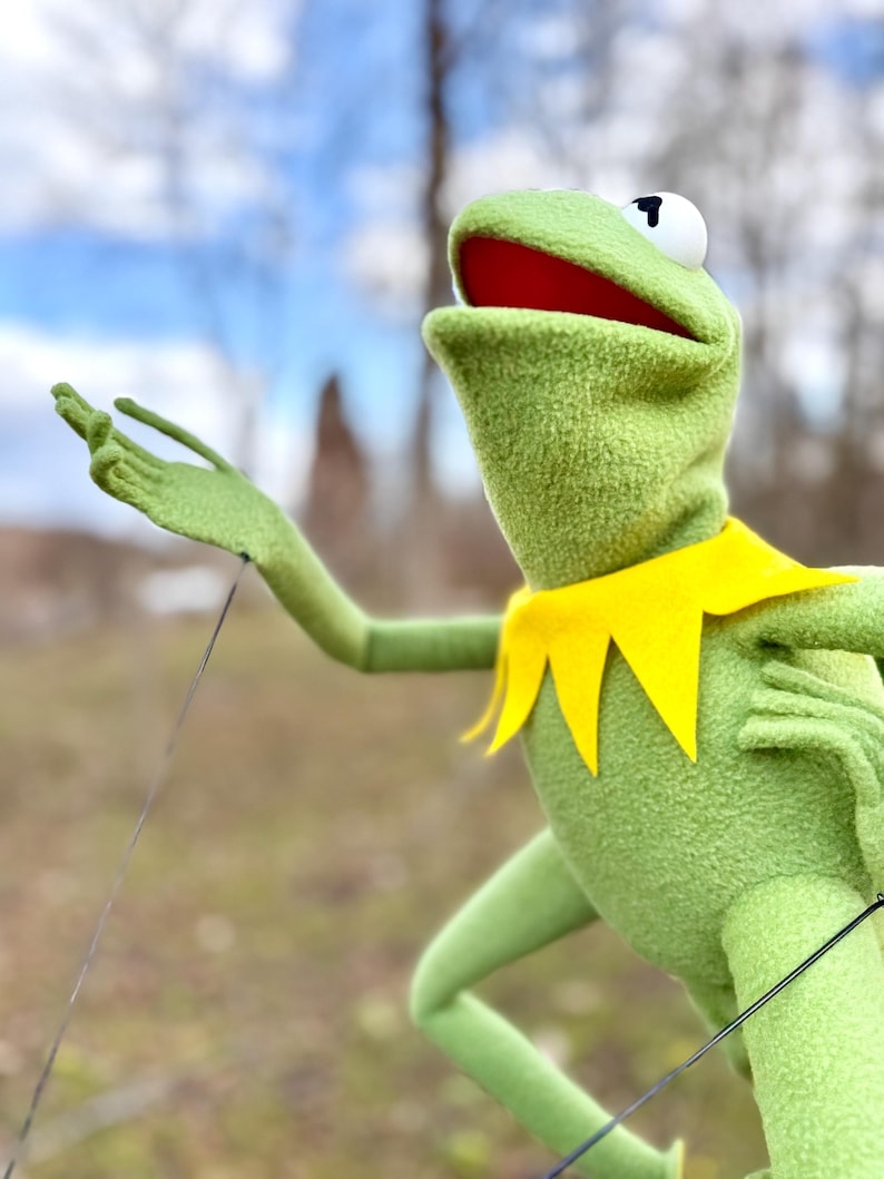 Kermit the Frog Brother Puppet, Muppet, Replica, 1:1 - Etsy