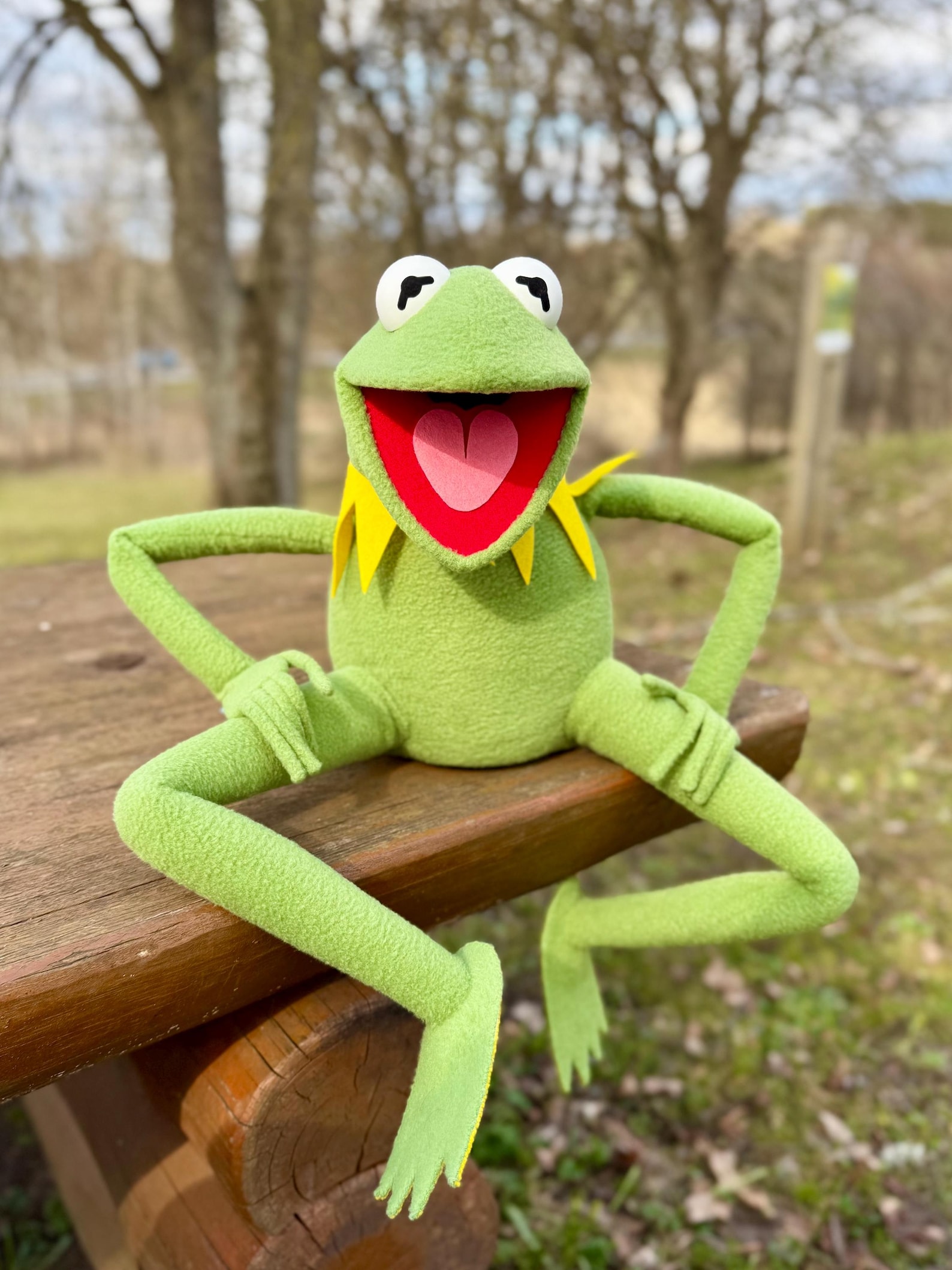Marioneta de Kermit el Hermano Rana, réplica a escala 1:1 - Etsy México