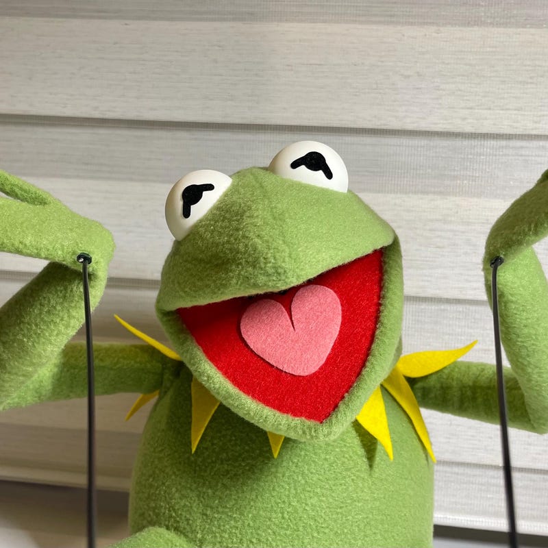 Kermit the Frog Puppet Replica - Etsy