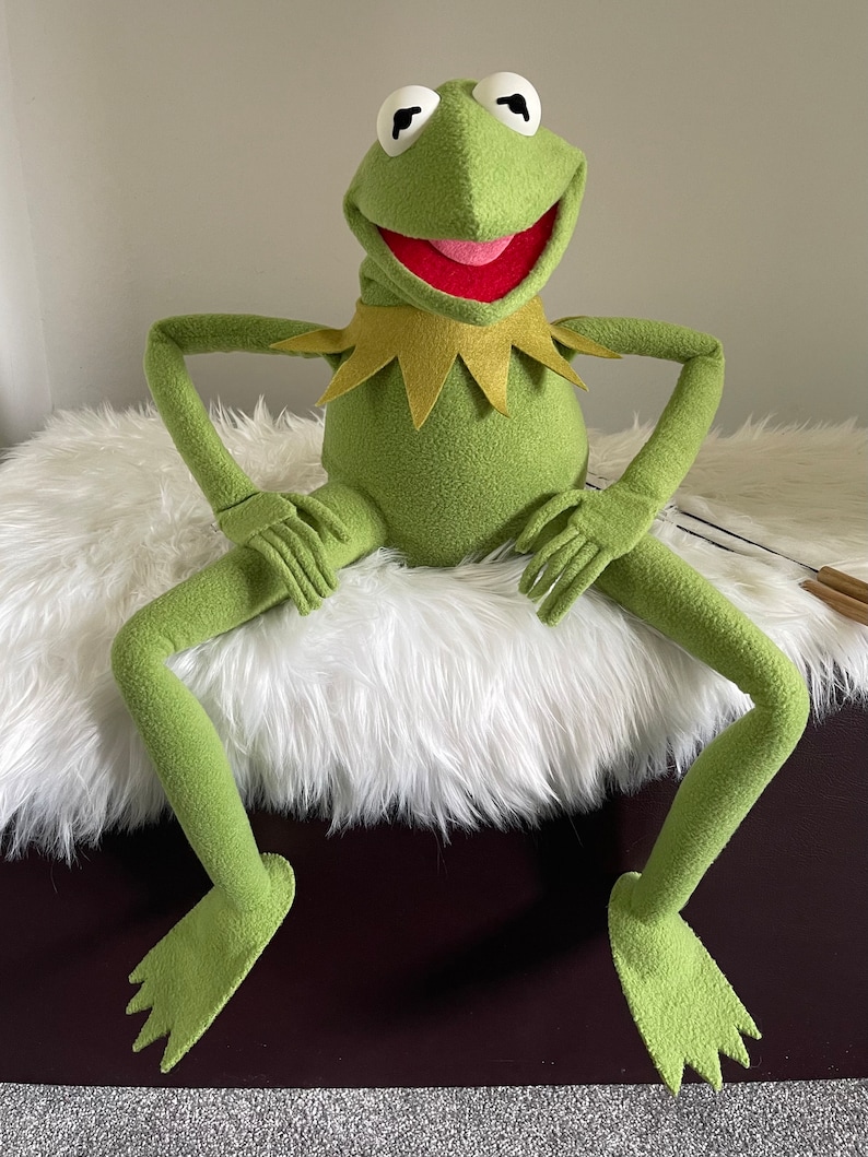 Marioneta La Rana Kermit, muppet, réplica, 1:1 - Etsy México